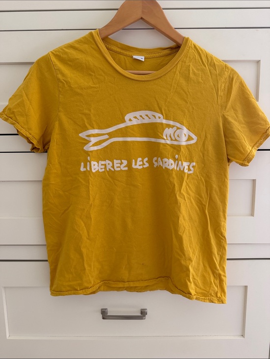 Clare V | Tops | Clare V Tshirt Liberez Les Sardines | Poshmark